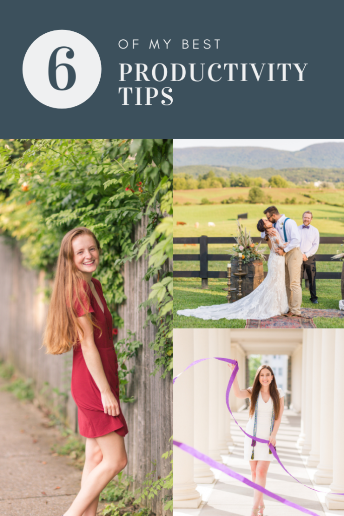 My Best Productivity Tips - Sydney Kane Photography